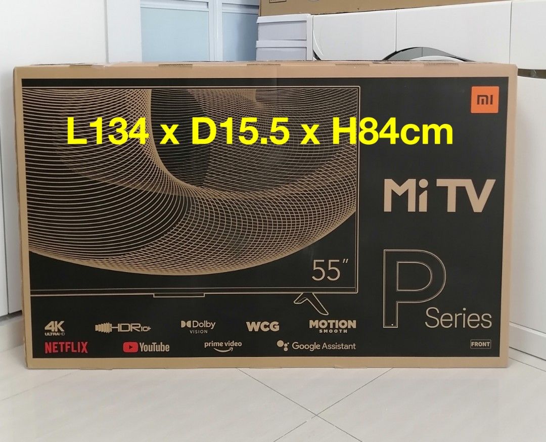 55 inch Mi TV Box Empty Box With Styrofoam, TV & Home Appliances, TV ...
