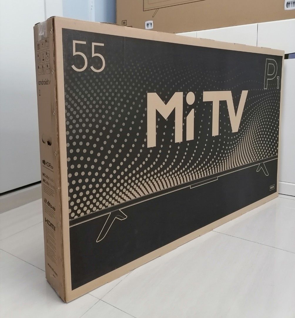 55 inch Mi TV Box Empty Box With Styrofoam, TV & Home Appliances, TV ...