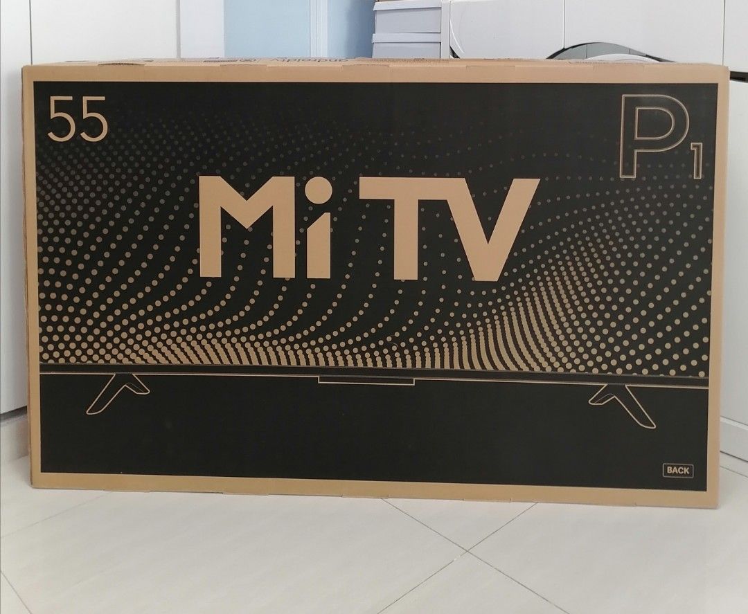 55 inch Mi TV Box Empty Box With Styrofoam, TV & Home Appliances, TV ...
