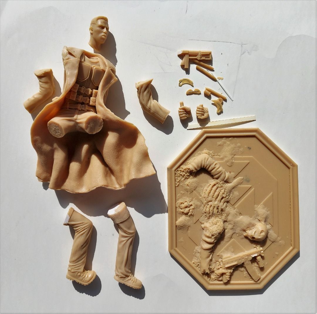 幽靈刺客 BLADE DAY WALKER CUSTOM MODEL 1/6 WESLEY SNIPES Resin Kit by Jay ...