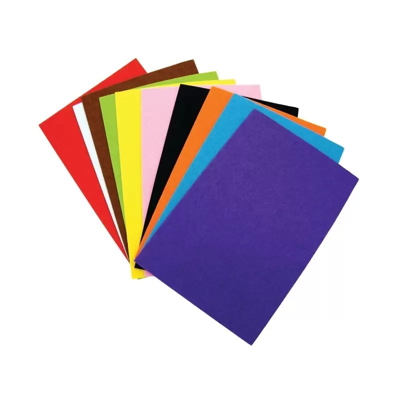 A4 Felt Mix Selfstick-2mm, Hobbies & Toys, Stationery & Craft, Art ...