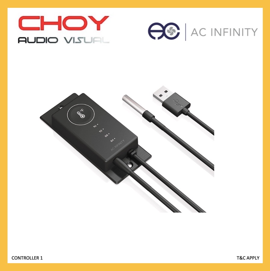 AC INFINITY Controller 1 Pre Set Thermal Trigger For USB Fans And ...