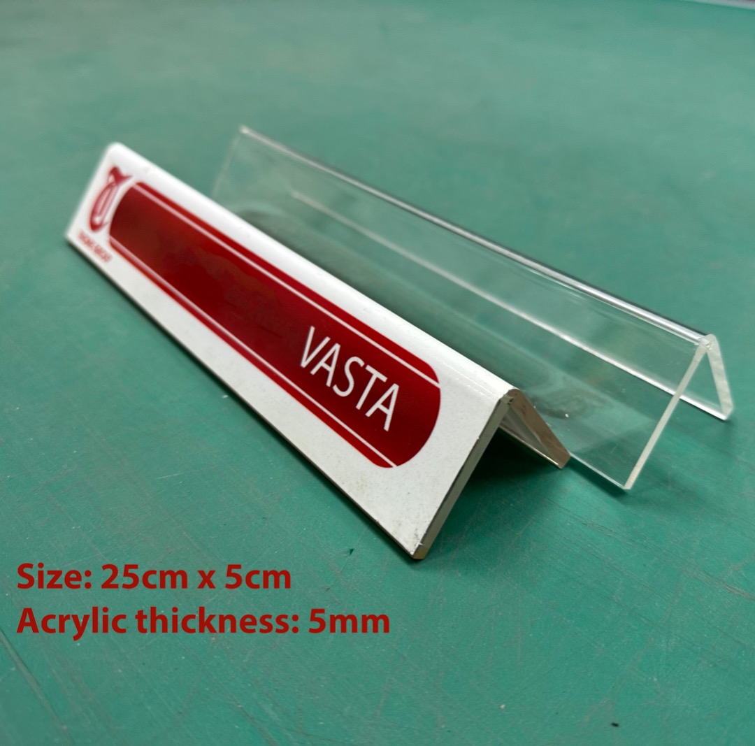 Acrylic Name Plate, Furniture & Home Living, Home Decor, Other Home ...