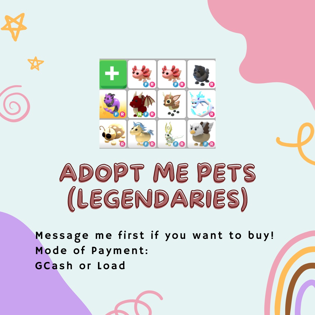 ADOPT ME LEGENDARY PETS (PRICELIST AVAILABLE PETS IN DESCRIPTION ...