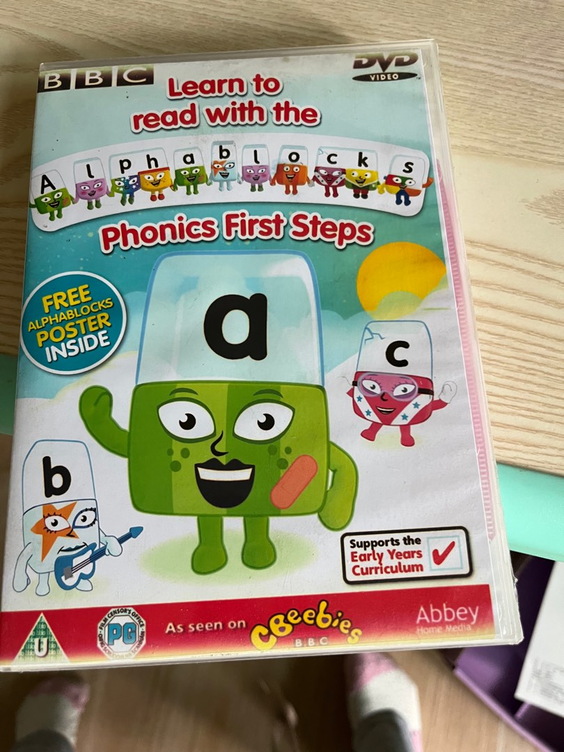 Alphablocks DVD, 興趣及遊戲, 音樂樂器 & 配件, 音樂與媒體 - CD 及 DVD - Carousell