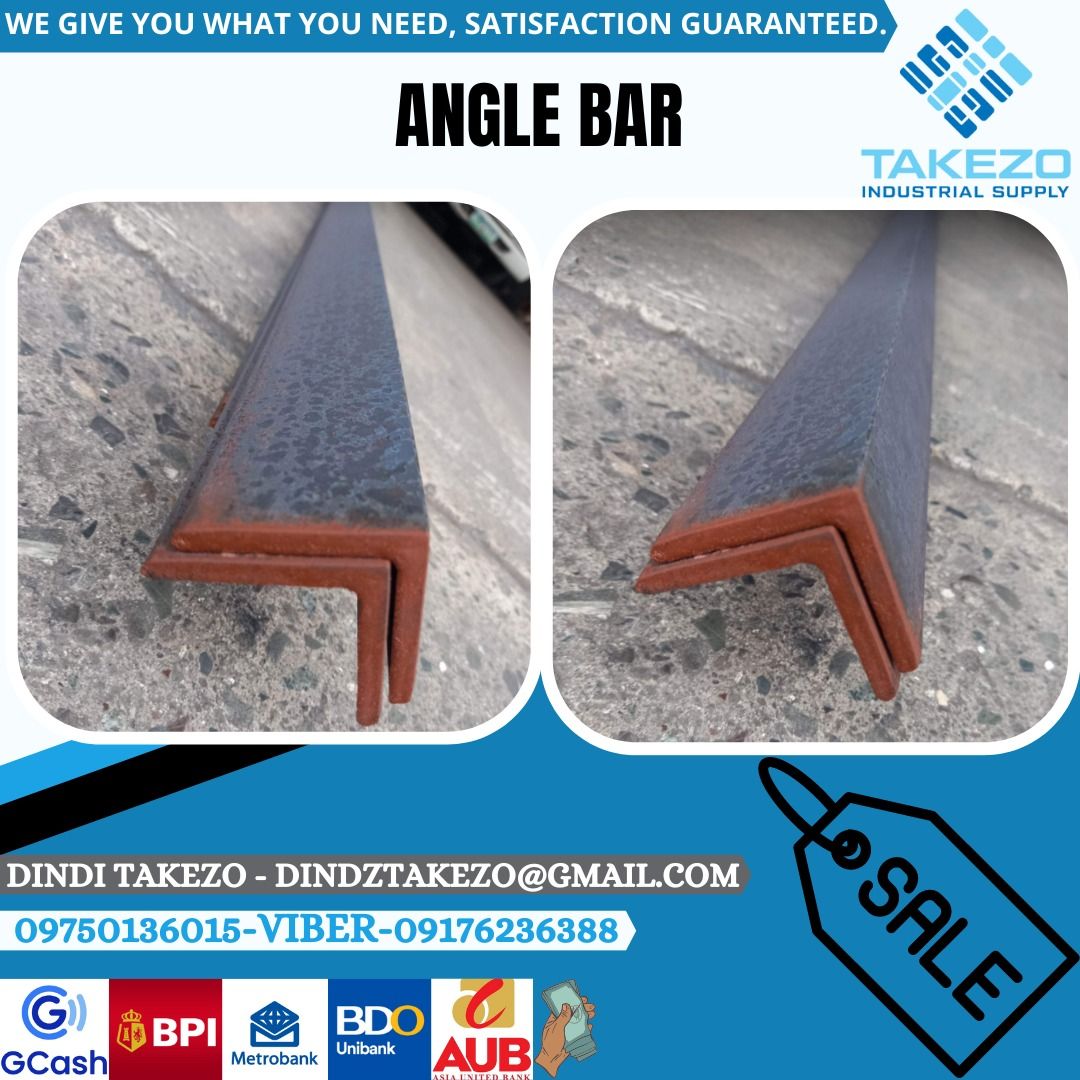 Angle Bar, Commercial & Industrial, Industrial Equipment on Carousell