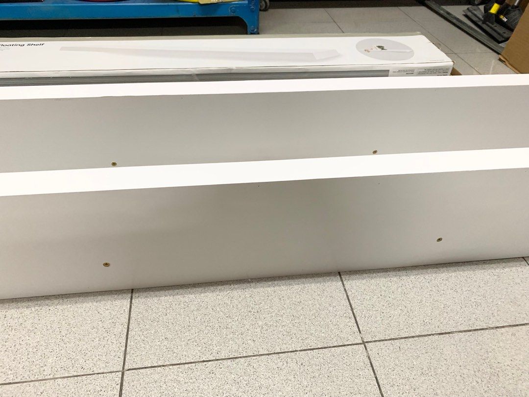 Anko Floating Shelf, 1.1 meter, White, Shelves, Pair, Furniture & Home ...