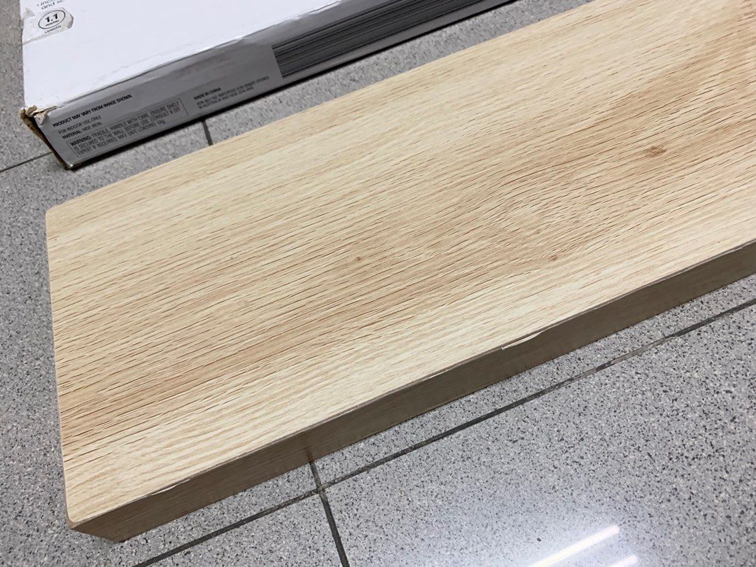 Anko Floating Shelf, 1.1 meter, Oak Look, Furniture & Home Living ...