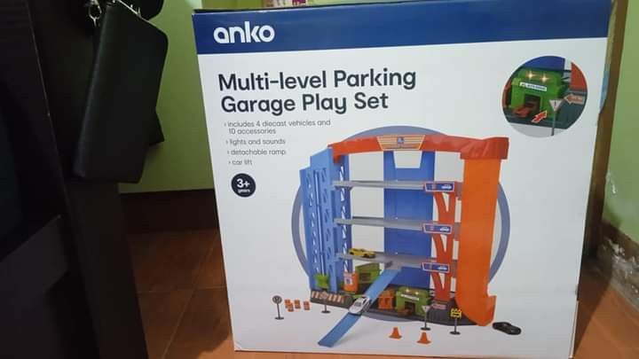 Anko Multi level parking garage playset, Hobbies & Toys, Toys & Games on Carousell