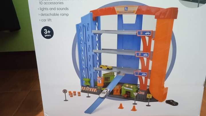 Anko Multi level parking garage playset, Hobbies & Toys, Toys & Games on Carousell