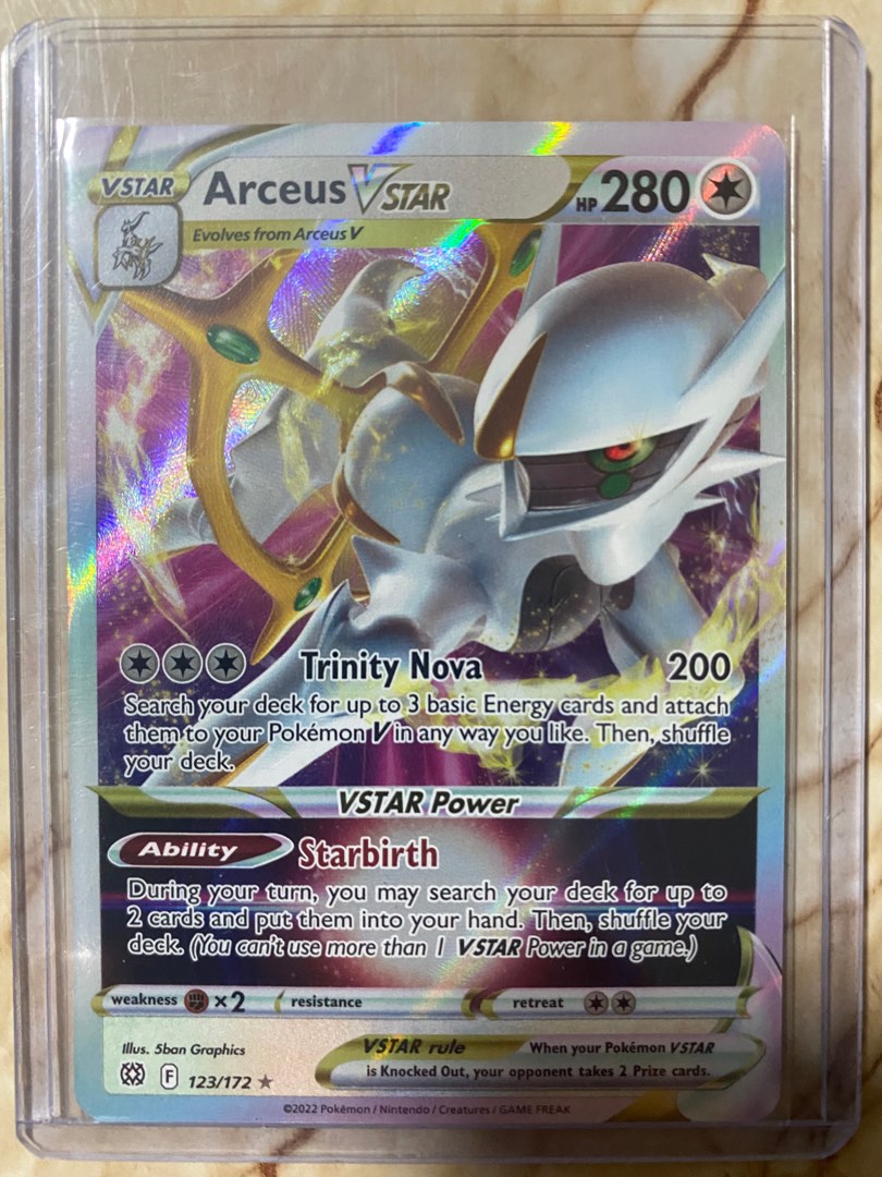 Arceus Vstar Ultra Rare, Hobbies & Toys, Toys & Games on Carousell