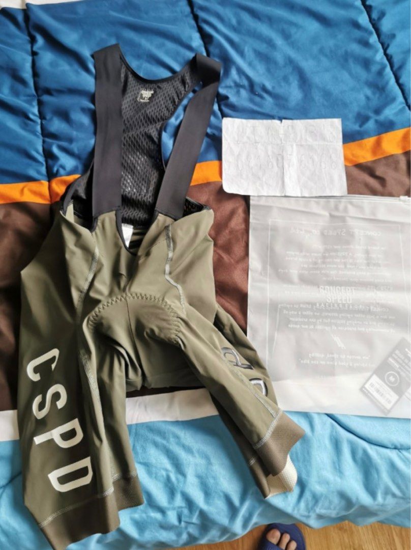 Authentic CSPD Concept Speed Racing Bib shorts! (Olive), Sports ...