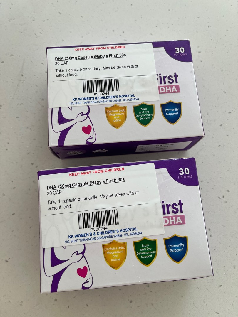 Baby first prenatal dha, Health & Nutrition, Health Supplements ...