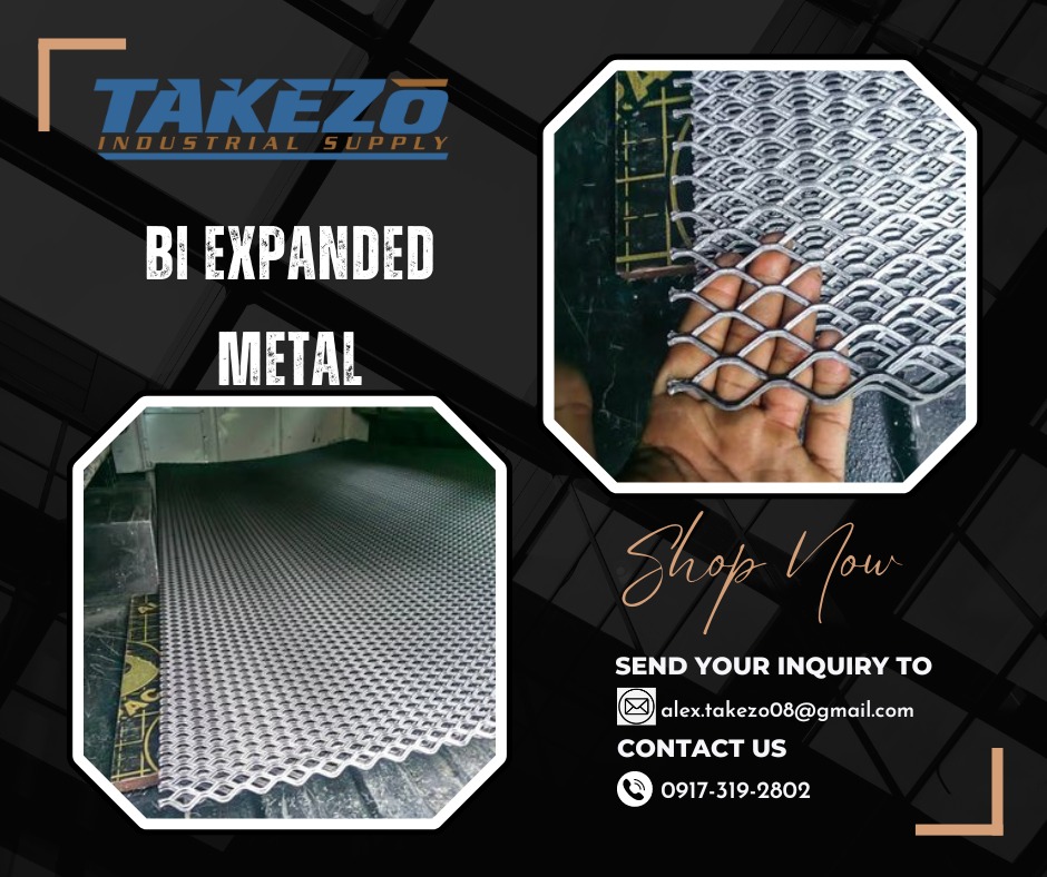 BI expanded metal (specs: #3mmx3/4x1/2x4x8), Commercial & Industrial ...