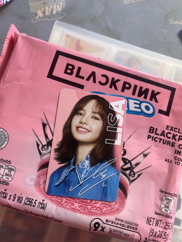 BLACKPINK Oreo Lisa photo card, Hobbies & Toys, Memorabilia ...