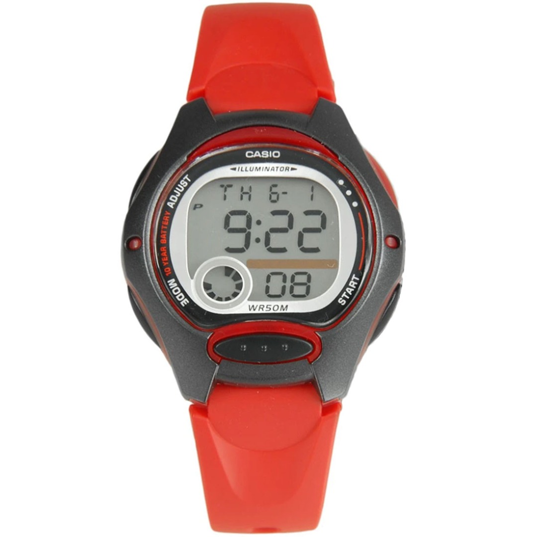 Brand New Casio Red Digital Watch LW-200-4A LW200-4AV LW-200-4AVDF, Men ...