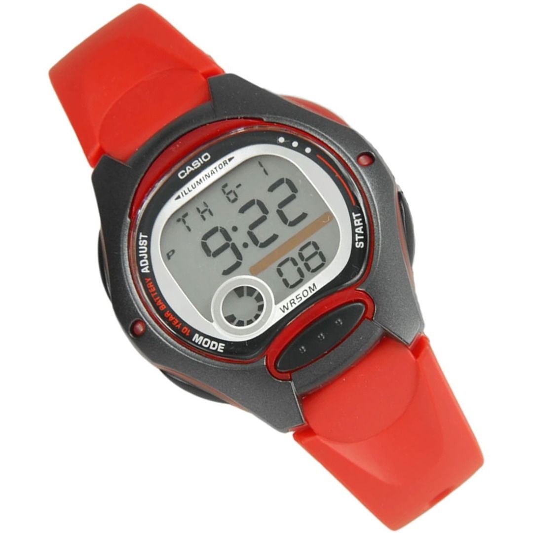 Brand New Casio Red Digital Watch LW-200-4A LW200-4AV LW-200-4AVDF, Men's Fashion, Watches ...