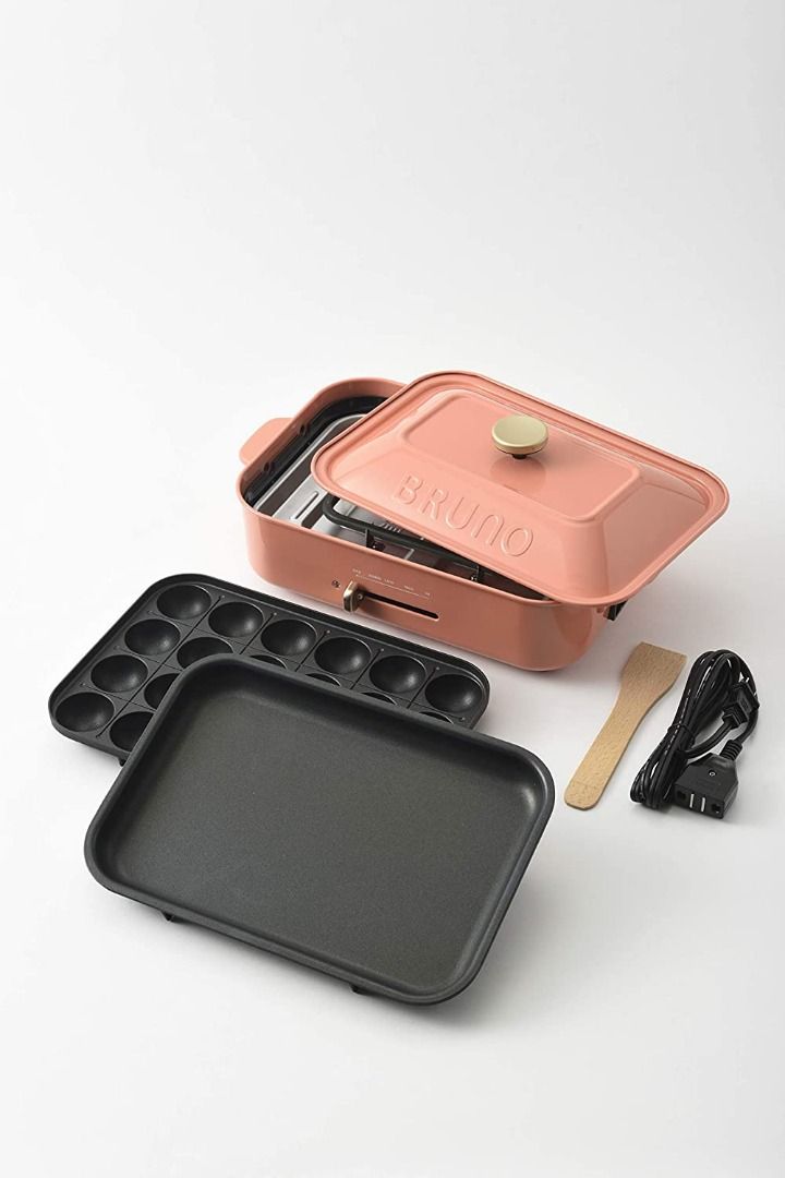 Bruno Compact Hotplate Coral Pink (Limited Edition) + Split Pot, TV ...
