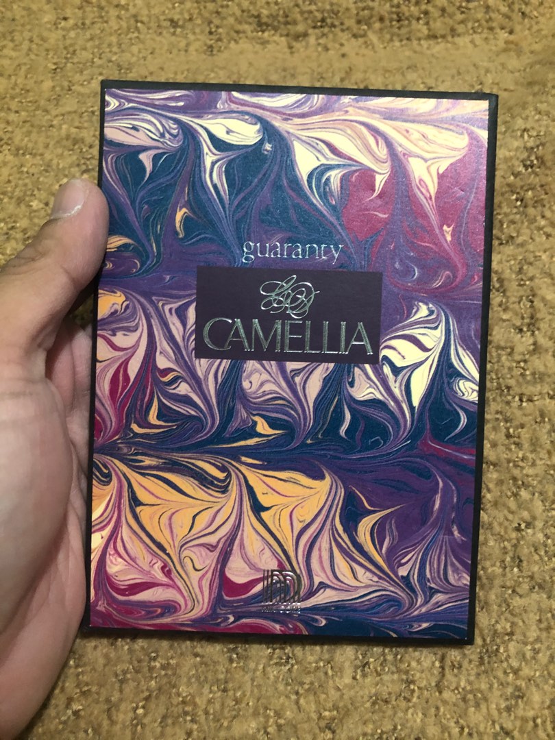 Camelia diamond authenticity certificate warranty card on Carousell