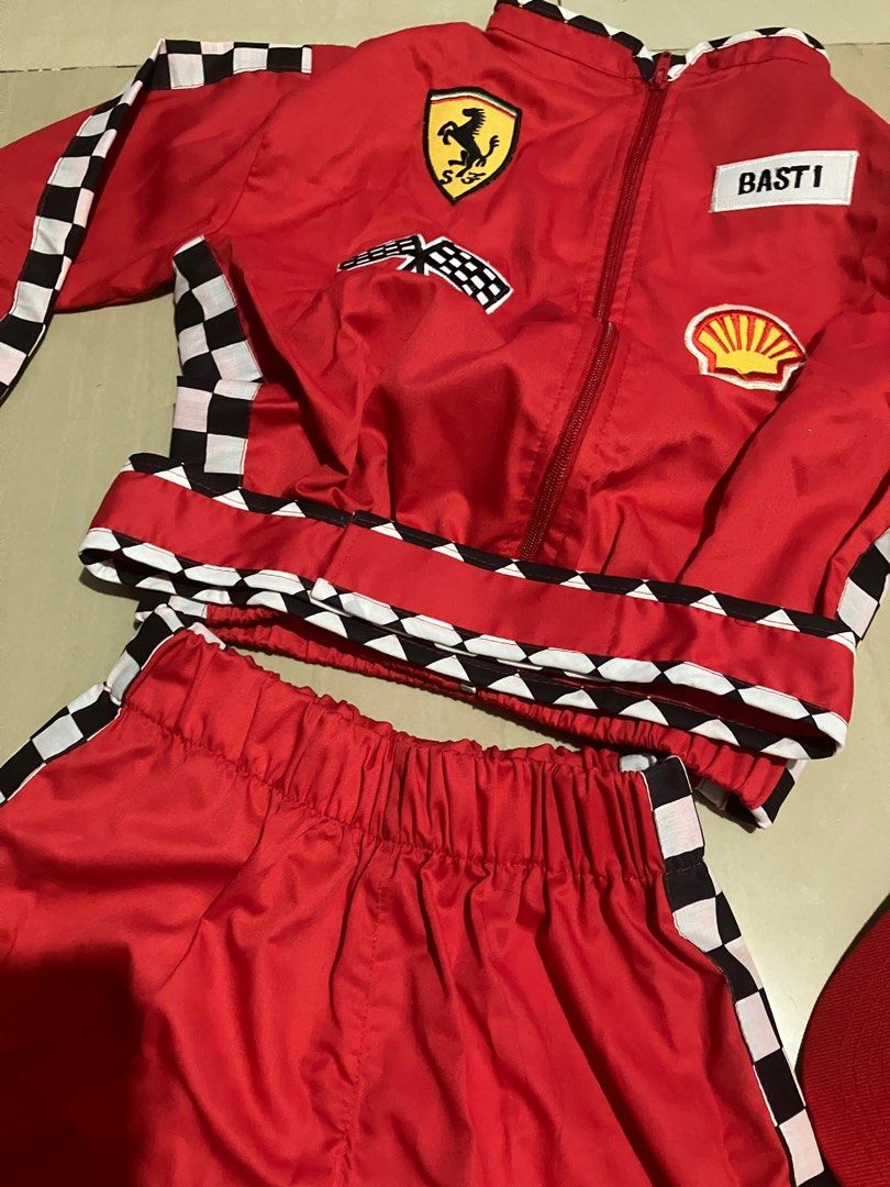 Car Racing Costume, Ferrari, Babies & Kids, Babies & Kids Fashion on ...