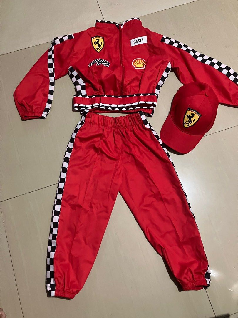 Car Racing Costume, Ferrari, Babies & Kids, Babies & Kids Fashion on ...
