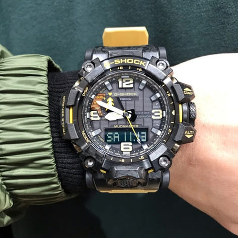 Casio G-Shock GWG-2000-1A5 Mudmaster MASTER OF G-LAND Triple Sensor Solar Power Men's Sport ...