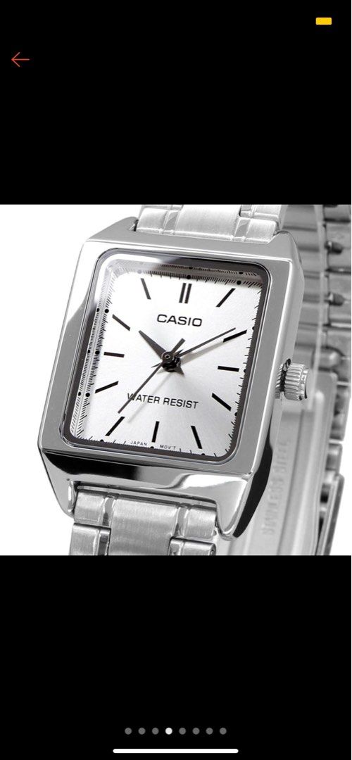 Casio LTP-V007D-7E Cartier Tank Style, Luxury, Watches on Carousell