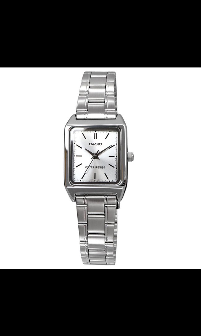 Casio LTP-V007D-7E Cartier Tank Style, Luxury, Watches on Carousell