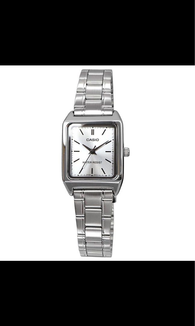 Casio LTP-V007D-7E Cartier Tank Style, Luxury, Watches on Carousell