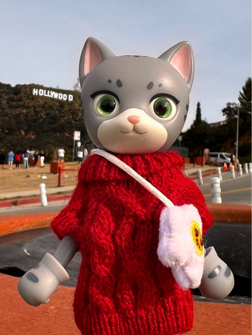 Cat meow Popmart choco teddy x Tata cat mighty jaxx blind box , Hobbies ...