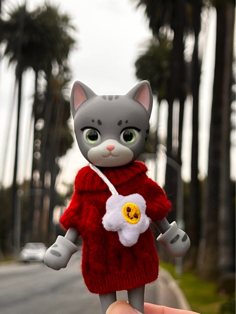 Cat meow Popmart choco teddy x Tata cat mighty jaxx blind box , Hobbies ...