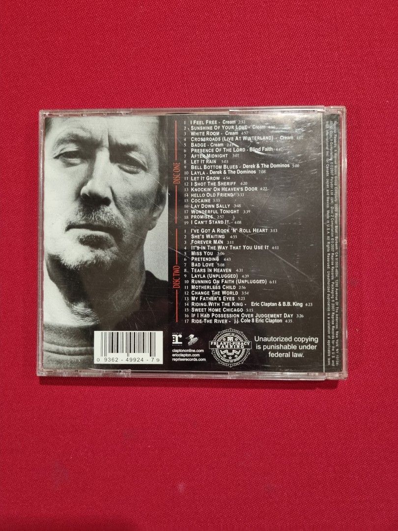 CD Eric Clapton Complete Clapton 2CD, Hobbies & Toys, Music & Media, CDs & DVDs on Carousell