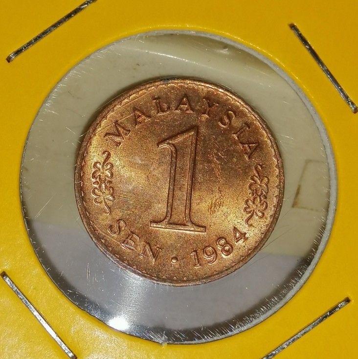 COIN - 1 SEN MALAYSIA 1984 ( UNC ), Hobbies & Toys, Collectibles ...