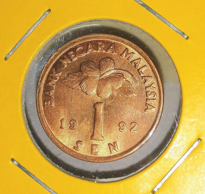 COIN - 1 SEN MALAYSIA 1992 ( UNC ), Hobbies & Toys, Collectibles ...