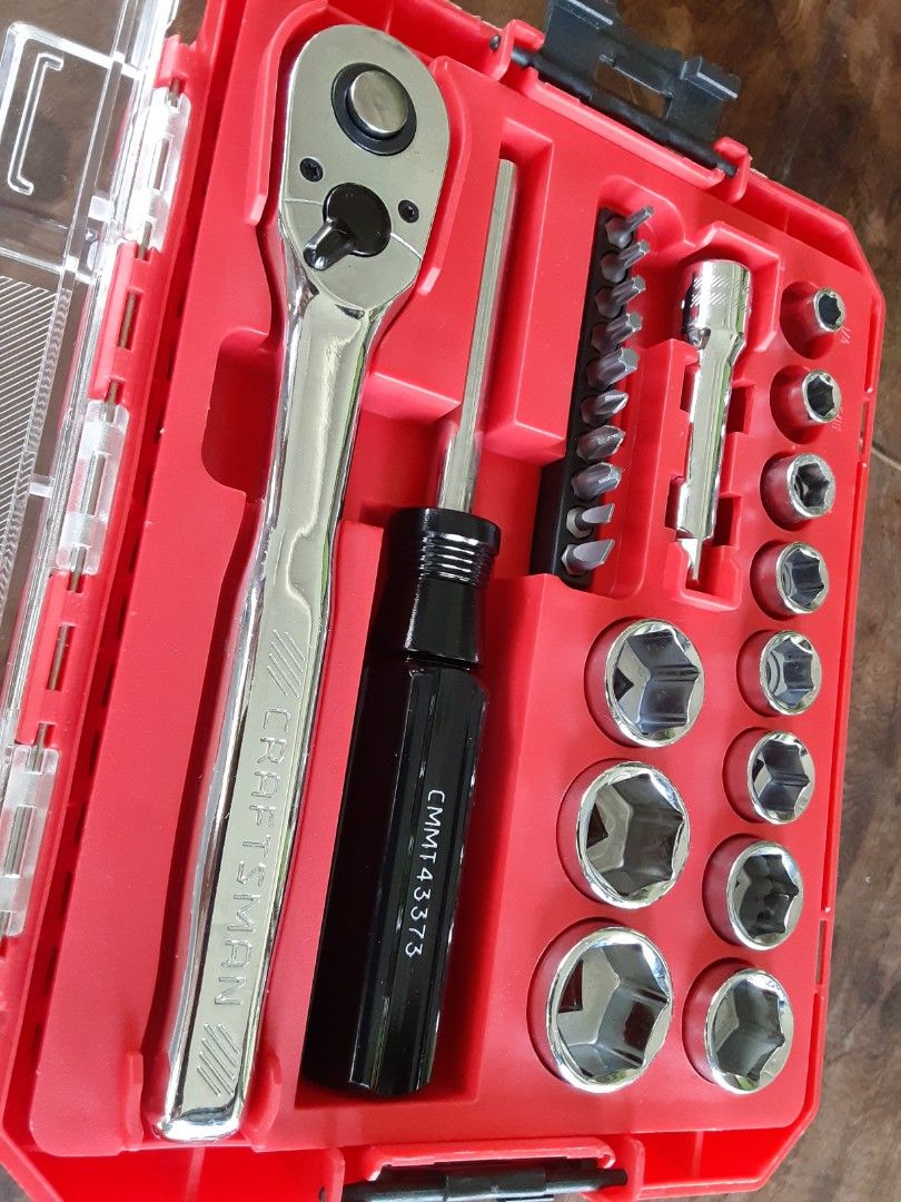 CRAFTSMAN SOCKET SET INCHES 24 PCS, Commercial & Industrial ...