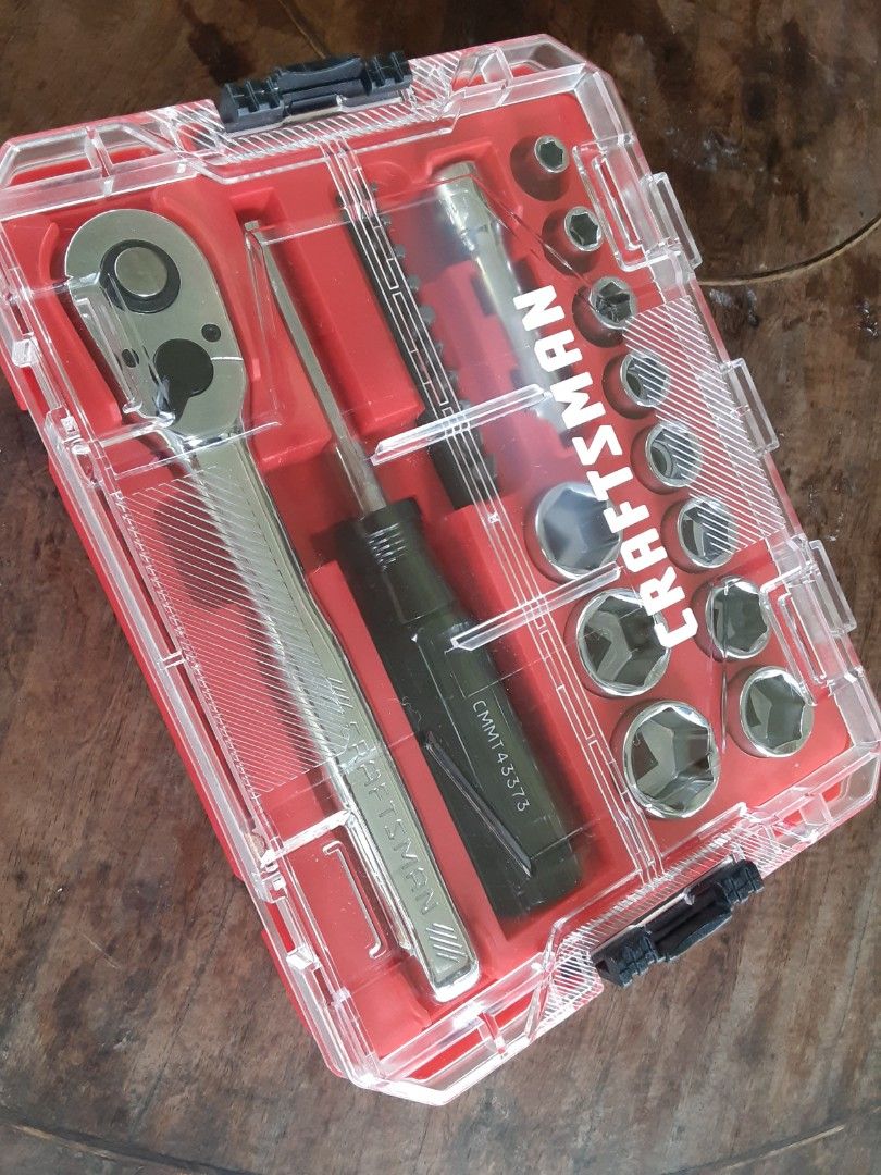 CRAFTSMAN SOCKET SET INCHES 24 PCS, Commercial & Industrial ...
