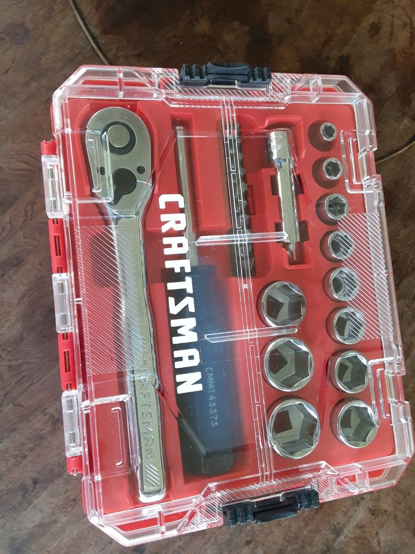 CRAFTSMAN SOCKET SET INCHES 24 PCS, Commercial & Industrial ...