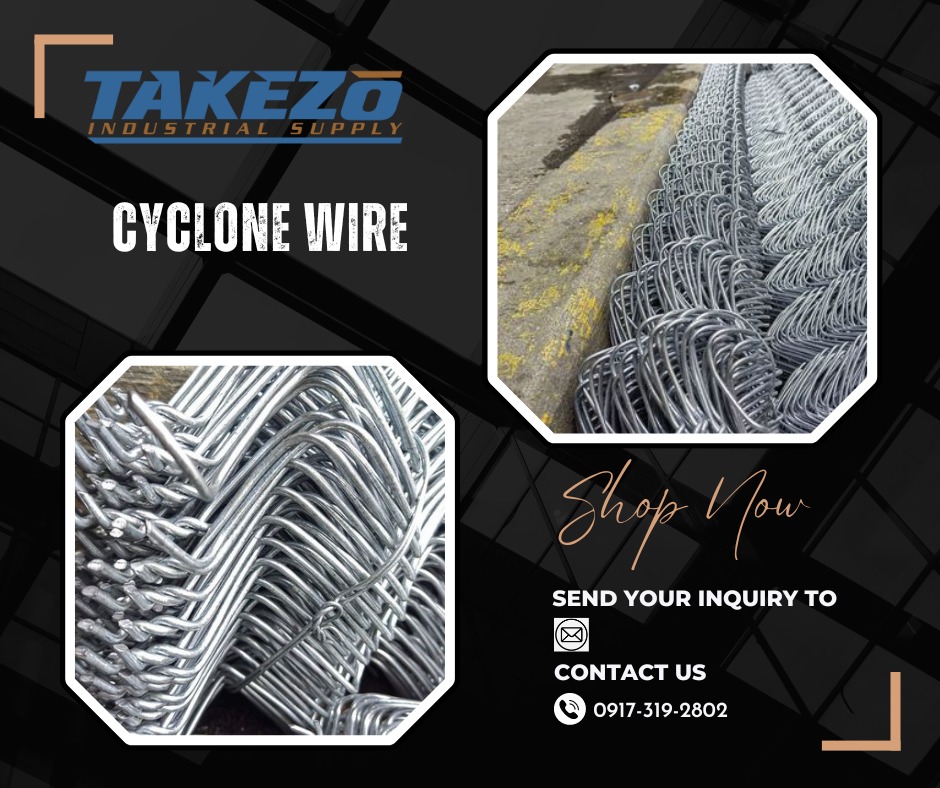 Cyclone wire (Specs: 2x2x6ftx10m 3.4mm), Commercial & Industrial ...