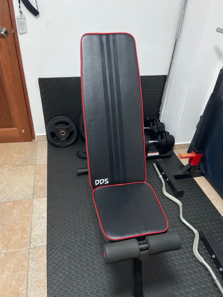 DDS Foldable Gym Bench, Sports Equipment, Exercise & Fitness, Cardio ...