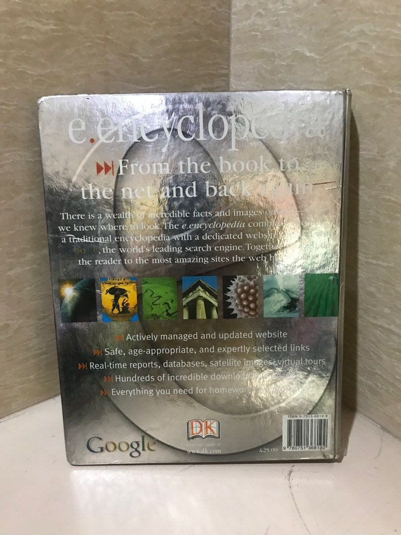 DK E Encyclopedia, Hobbies & Toys, Books & Magazines, Fiction & Non-Fiction on Carousell