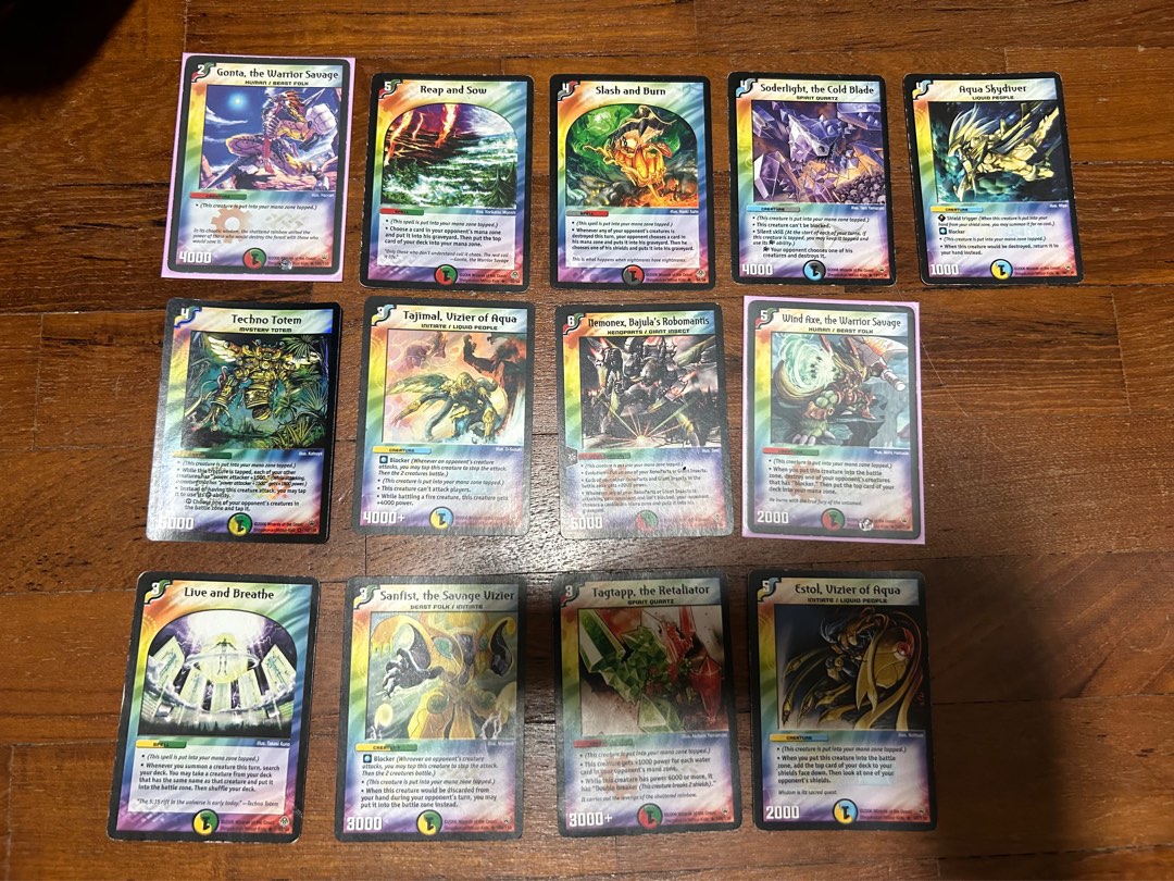 Duel Masters Rainbow English Staple Cards (PM for prices), Hobbies ...
