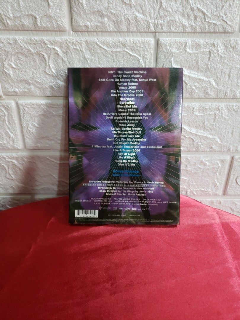 DVD live concert / 2010 - MADONNA _ STICKY & SWEET TOUR / DVD, Hobbies ...