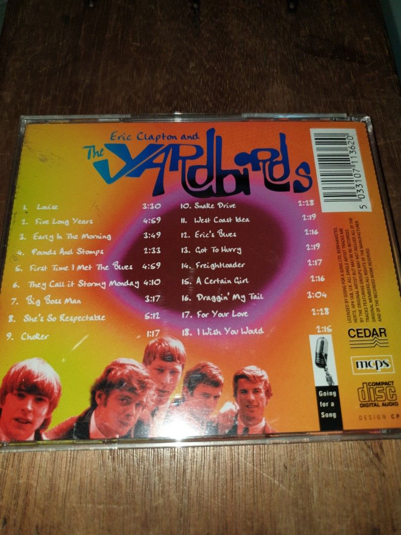 Eric clapton and the yardbirds, Hobbies & Toys, Music & Media, CDs & DVDs on Carousell