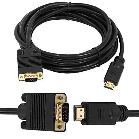 EW HDMI to VGA and VGA to HDMI with Audio Adapter / 1.8m cable, 電腦＆科技, 電腦周邊及配件, 電腦線、轉接線及轉換器 ...