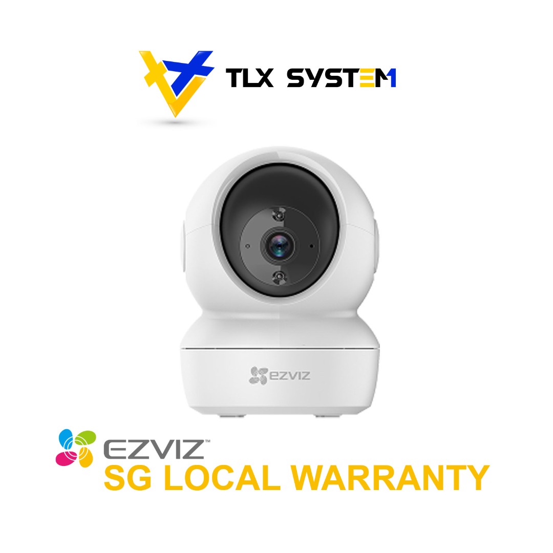 EZVIZ C6N Pan & Tilt PTZ Home Wi-Fi CCTV Security Camera, 2 Way Audio ...