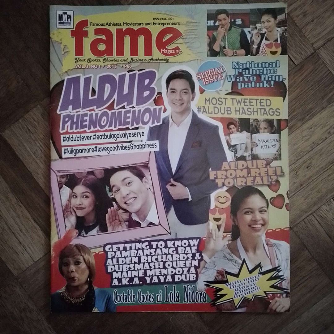 Fame Magazine AlDuB Phenomenon, Hobbies & Toys, Books & Magazines ...