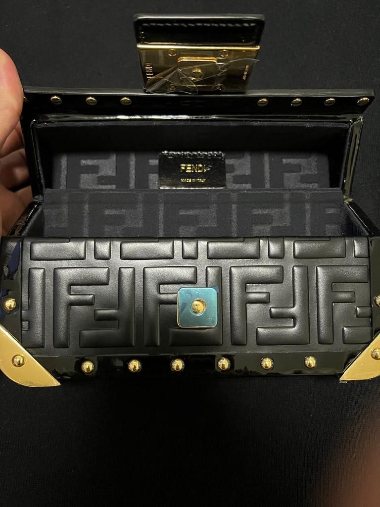 Fendi Baguette Mini Trunk, Luxury, Bags & Wallets on Carousell