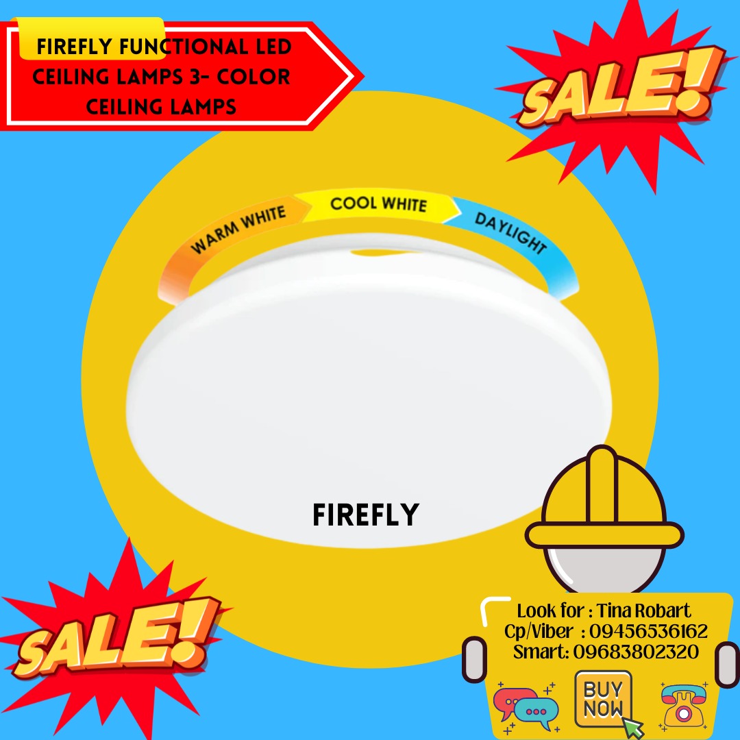 Firefly functional LED ceiling lamps 3-color ceiling lamps, Commercial ...