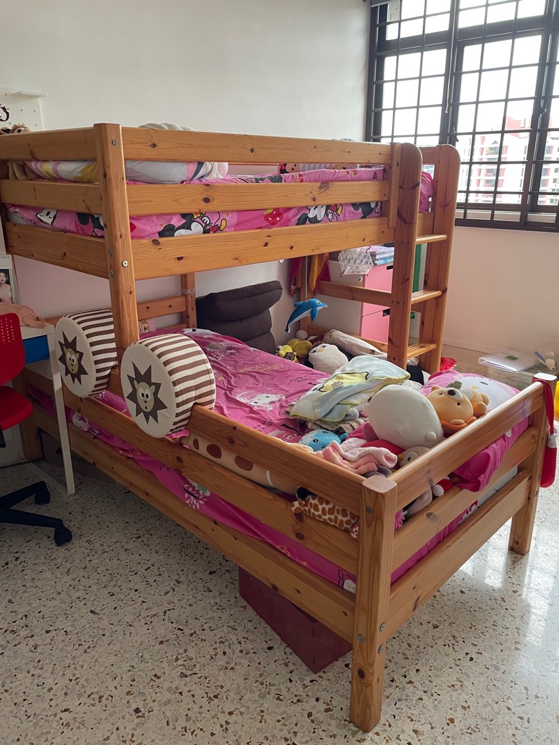 Flexa L-shaped bunk bed for kids, Furniture & Home Living, Furniture ...