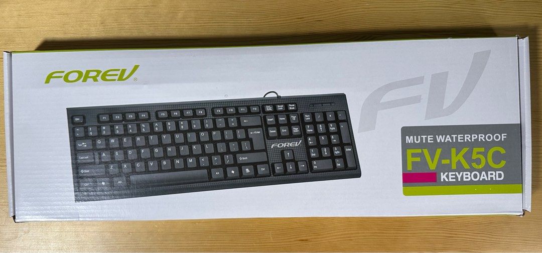 Forev Keyboard (FV-K5C), Computers & Tech, Parts & Accessories ...